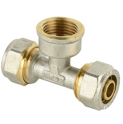 Female Tee Brass Fitting For Pex Al Pex Pipe China Pipe Fitting And