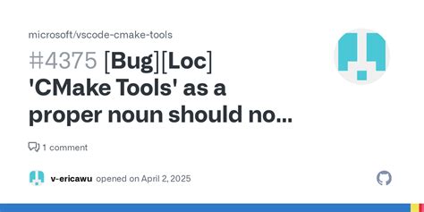 Bug Loc CMake Tools As A Proper Noun Should Not Be Translated In The Cmake PinnedCommands