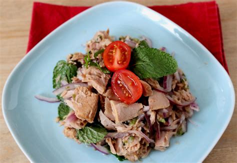 Yam Tuna Or Thai Style Tuna Salad Thai Recipes From My Kitchen