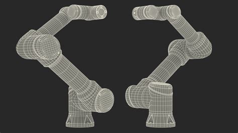 Universal Robots Ur5e Industrial Robot 3d Model 49 3ds Blend C4d