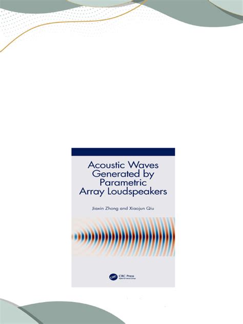Instant Download Acoustic Waves Generated By Parametric Array
