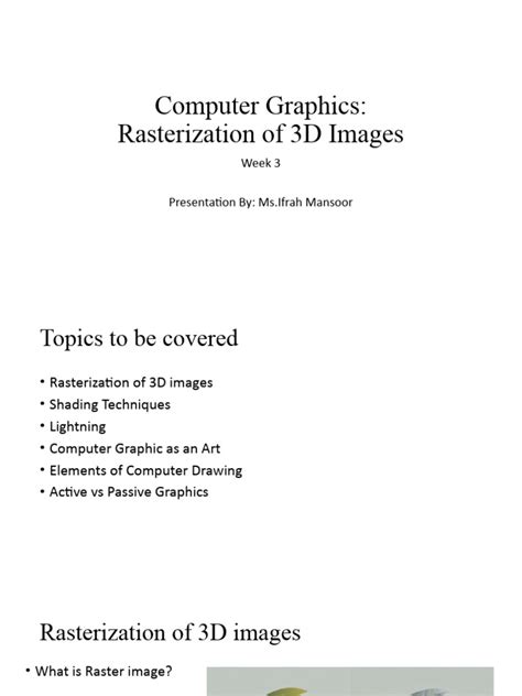 Computergraphicsweek3 Rasterization Pdf Pixel Digital Signal