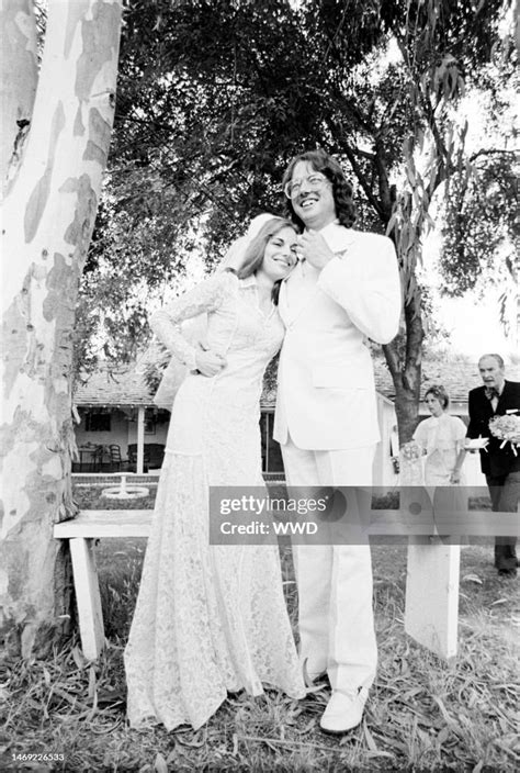 Newlyweds Patsy Sullivan And Jimmy Webb Pose For Pictures During