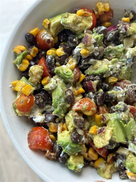 Black Bean Avocado Salad Katie Austin