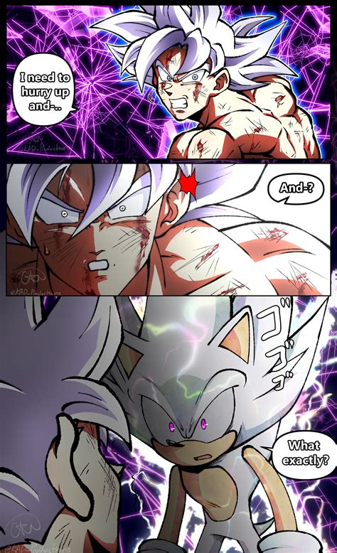 Son Goku Sonic The Hedgehog And Hyper Sonic Dragon Ball And 3 More Drawn By Kadproductions