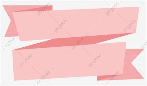 Caja De Título Doble De Banner Rosa PNG Doble Cuadro De Título