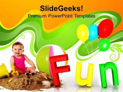 Fun Balloons Holidays Powerpoint Templates And Powerpoint Themes 1112