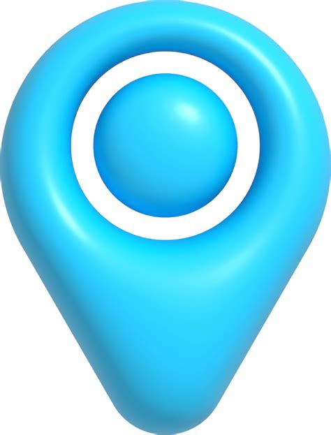 3d Location Pin Icon 21048557 Png