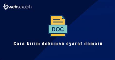 Cara Kirim Dokumen Syarat Domain Schid