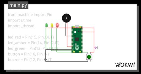 Blink With MicroPython Wokwi ESP STM Arduino Simulator