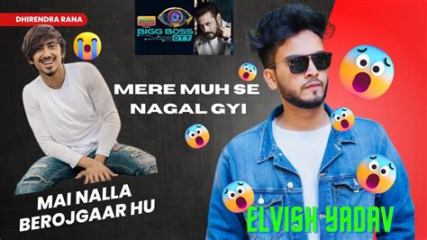 Adnaan 07 Vs Elvish Yadav Controversy Fight Biggboss Ott2 Youtube
