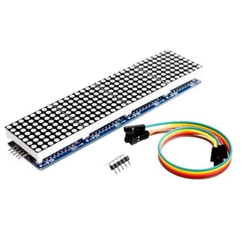 Jual Max7219 Led Dot Matrix 32x8 Display Module For Arduino Max 7219 32