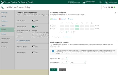 Enabling Backup Archiving Veeam Backup For Google Cloud User Guide