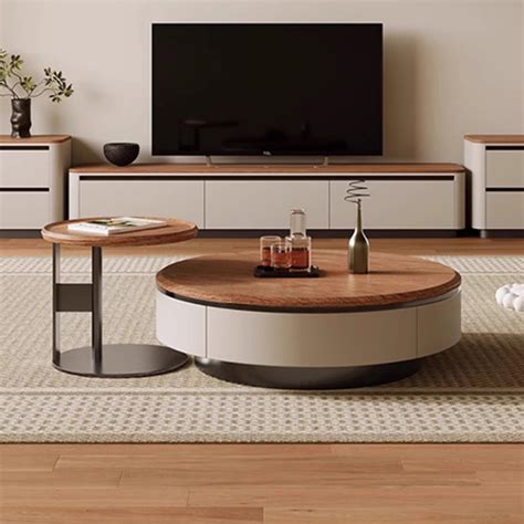 Bkoksety Solid Wood Round Simple Retro Style Tea Table Wayfair