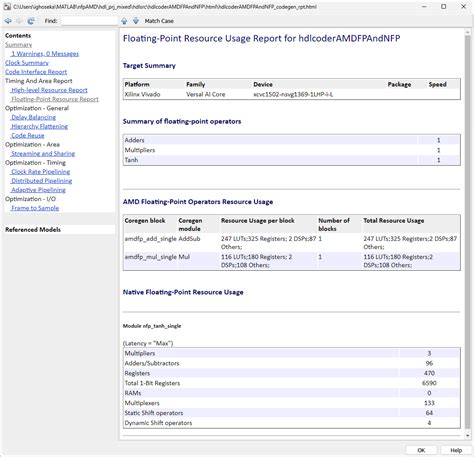 Generate Hdl Code For Vendor Specific Fpga Floating Point Target