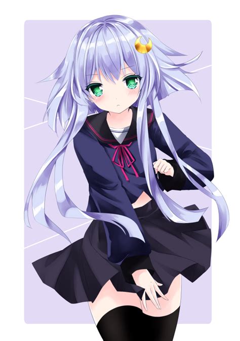 Safebooru 1girl Bangs Black Legwear Black Sailor Collar Black Skirt