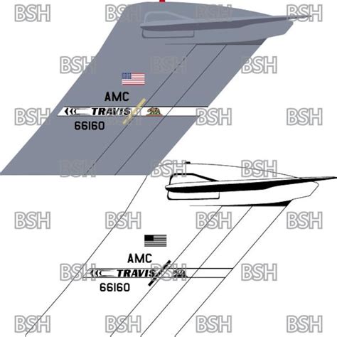 C 17 Tail Flash Travis Afb Vector Image Files Ai Pdf And Svg Formats Plus Rasters Png