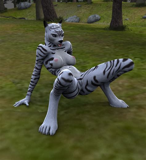 Rule D Anthro Ariadna Breasts Feline Female Fur Furry Mammal Nipples Nude Pussy Smile Solo