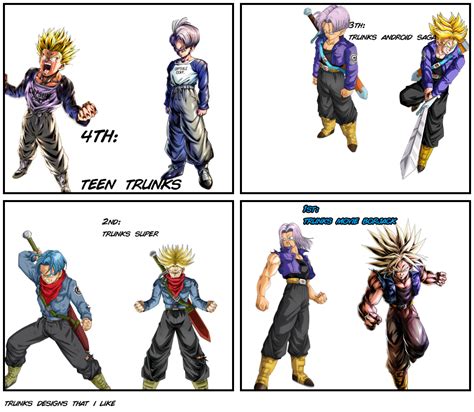 Trunks Designs That I Like Comic Studio
