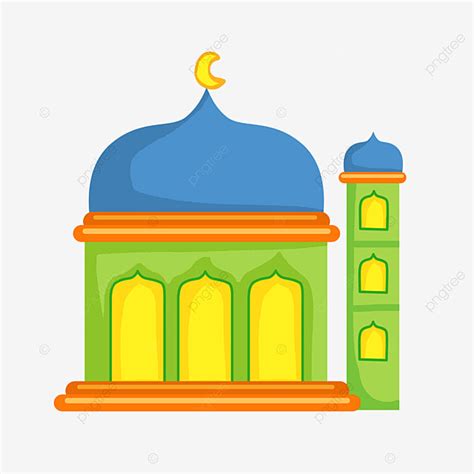 كرتون مسجد مسجد مكان الصلاة مسلم Png وملف Psd للتحميل مجانا