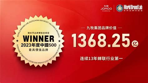 恭喜！九牧集团品牌价值达136825亿！ 互联网观察 市场营销智库 广告、公关、互动领域垂直资讯门户