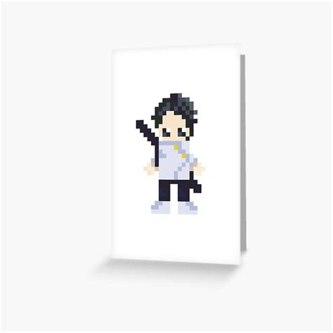 Yuta Okkotsu Pixel Art Greeting Card For Sale By Kamilahyo Redbubble