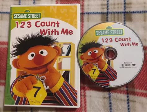 Sesame Street 1 2 3 Count With Me [1999] Dvd No Scratches Excellent