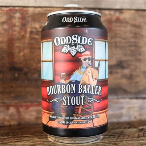Oddside Bourbon Baller Stout Bba Imperial Stout 12 Fl Oz Can