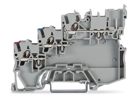 3 Conductor Sensor Terminal Block For Pnp Positive Switching Sensors 1 Mm² Push In Cage