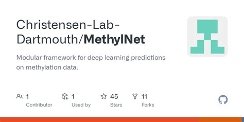 Github Christensen Lab Dartmouthmethylnet Modular Framework For Deep Learning Predictions On