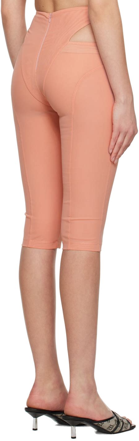 Misbhv Pink Cut Out Shorts Misbhv