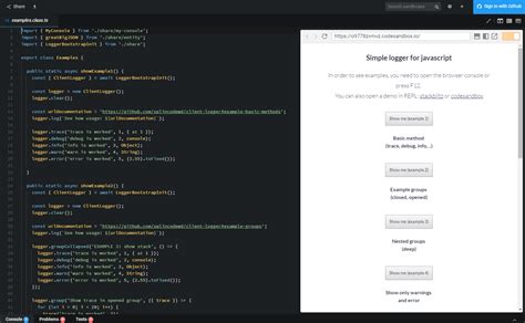 Demo Codesandbox