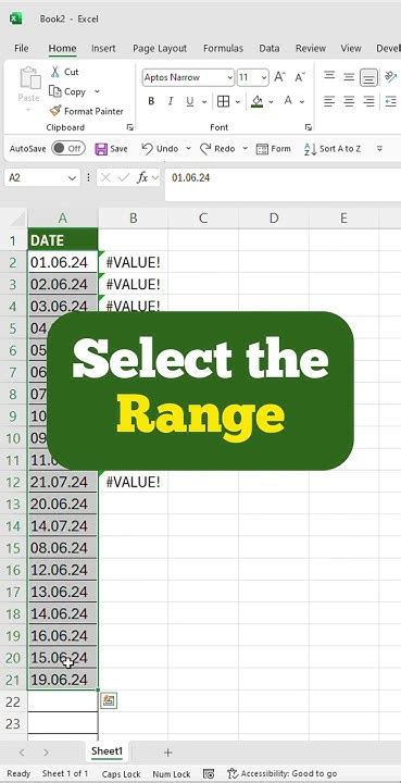 Quick Fix For Wrong Date Format In Excel Convert Dots To Hyphens In