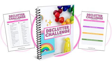 Declutter Challenge Workbook Landing Page • Howtogyst