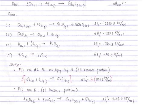 [solved] Find The Enthalpy Of Reaction Hrxn For The Following Reaction 3 Course Hero