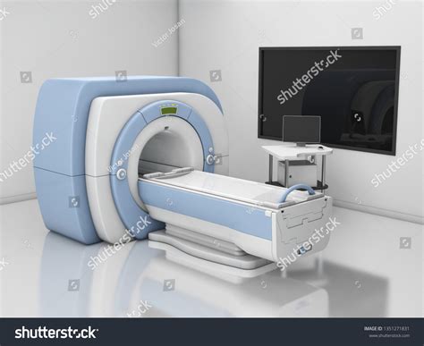 Magnetic Resonance Imaging Deviceisolated Mri Scanner Stock