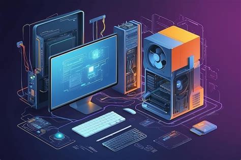 Premium Ai Image Computer Troubleshooting Concept Illustration