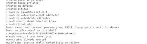 Linux Bash Cannot Set Terminal Process Group 951 Inappropriate