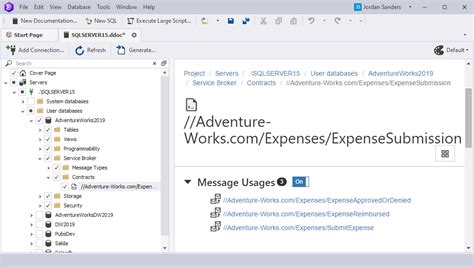 How To Document Sql Server Database Objects