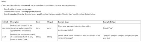 Solved Part 1 Design A Monster Class A Monster Is