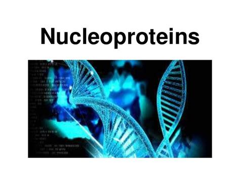 Nucleoproteins Biochemistry