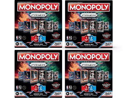 Monopoly Prizim Nba 2nd Edition Board Game 4x Lot Gb