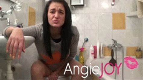 Pushing A Pile Of Belly Muscles In Menstruationiphone Angiejoy