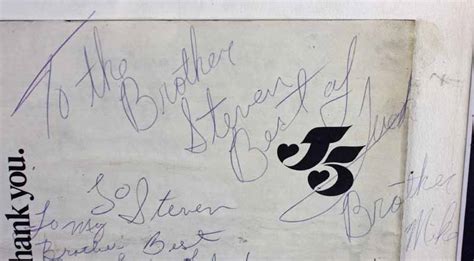 Lot Detail The Jackson Five Group Signed 11 X 14 Print With Unique
