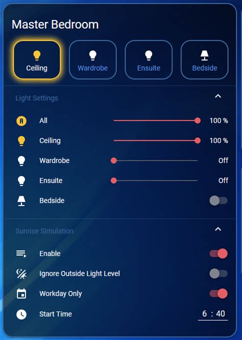 Lovelace Light Control Ideas Wanted Configuration Home Assistant