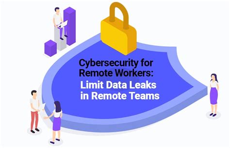 Cybersecurity For Remote Workers Limit Data Leaks In Remote Teams