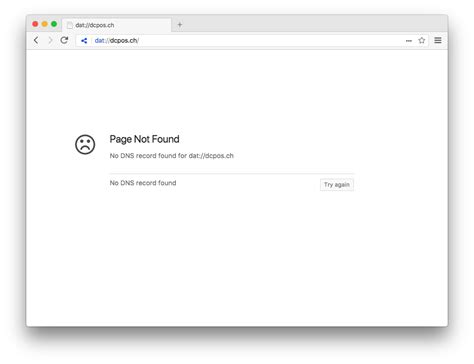 No DNS Record Found Issue Beakerbrowser Beaker GitHub