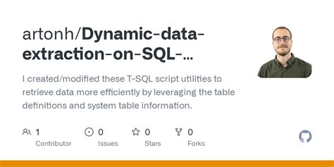 Github Artonhdynamic Data Extraction On Sql Server I Created