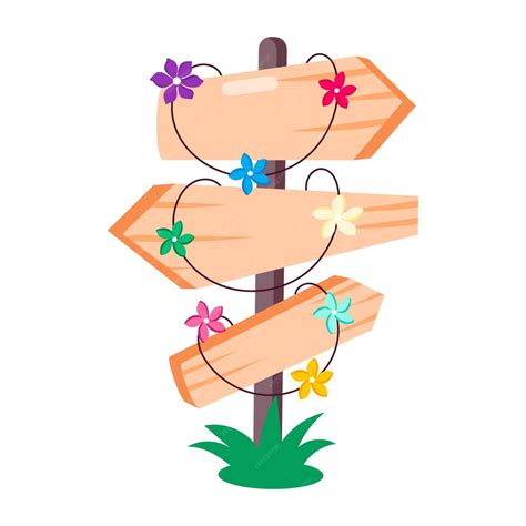 Premium Vector A Sign With Many Different Colors And The Word Flowers On It