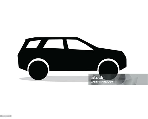 Suv 자동차 실루엣 디자인 그림 실루엣 스타일 디자인 아이콘과 애니메이션을 위한 개념에 대한 스톡 벡터 아트 및 기타 이미지 개념 개념과 주제 검은색 Istock